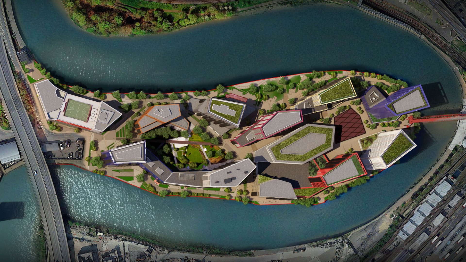 London City Island is apartments and townhouses in Docklands